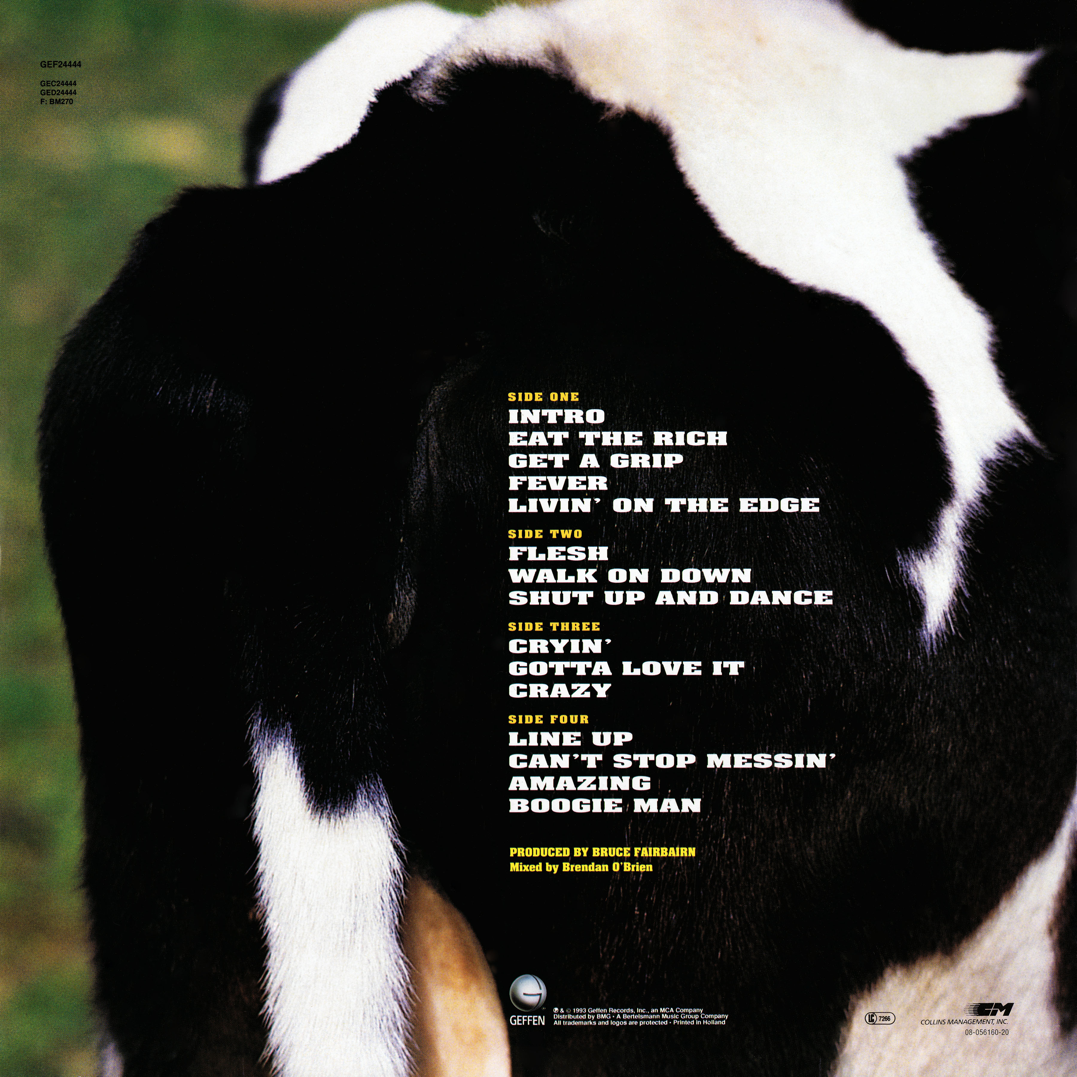 Aerosmith Get A Grip : LP Back | CD Covers | Cover Century | Over 1.000 ...